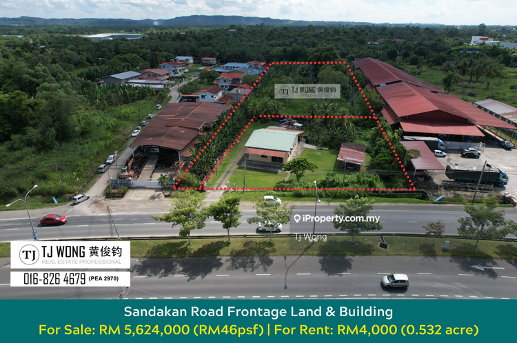 Industrial Land for sale at Sandakan Road Frontage Industrial Land ...