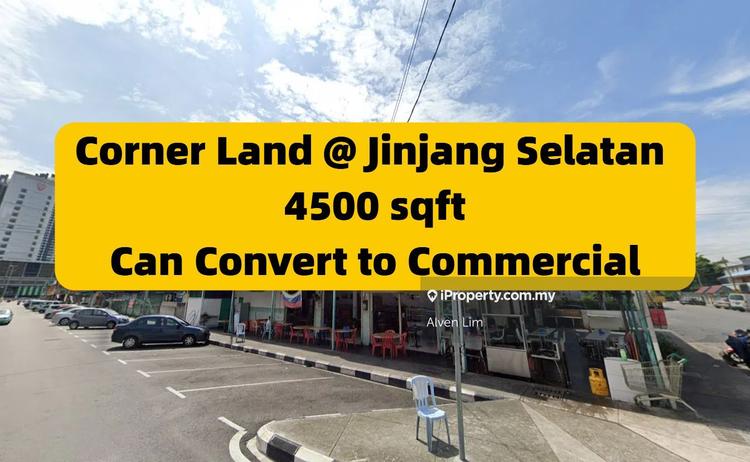 Commercial Land for sale at Corner Land, 4500 sqft, Jinjang Selatan ...