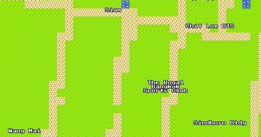 กรุงเทพฯ 8 bits โดย Google Map! | thinkofliving.com