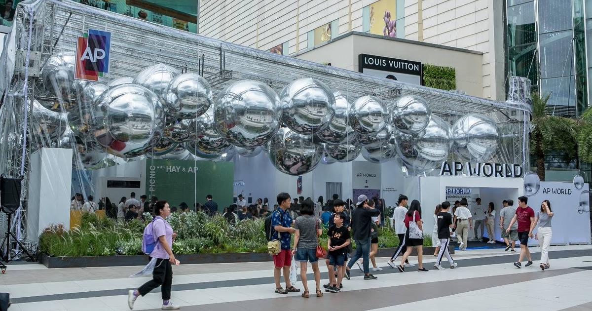 พาชมงาน AP WORLD ไปเดินเล่นใน Pavillion สุดเก๋ ที่ลานพาร์ค พารากอน ...