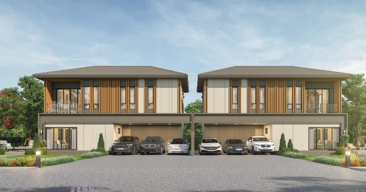 Grande Pleno ทวีวัฒนา บ้านแฝดหน้ากว้าง โซนทวีวัฒนา ใกล้ถนนบรมฯ 500 เมตร จาก AP | thinkofliving.com