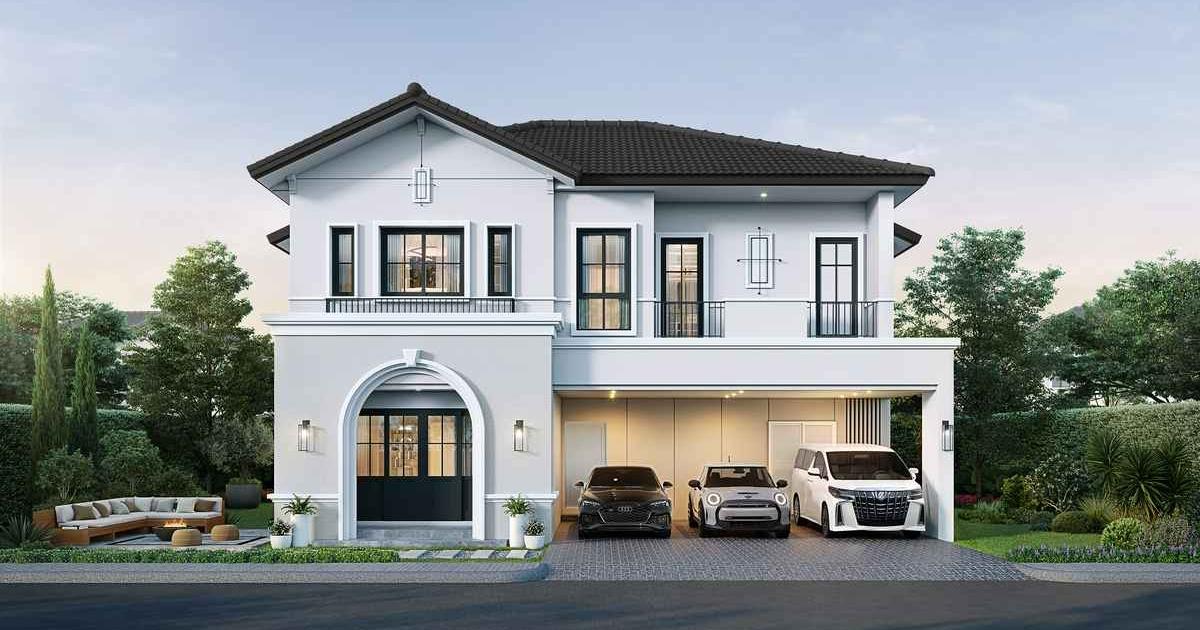 MODEN บางนา-สุวรรณภูมิ บ้านเดี่ยวสไตล์ Mediterranean ใกล้ King Power ศรีวารี จาก AP ...